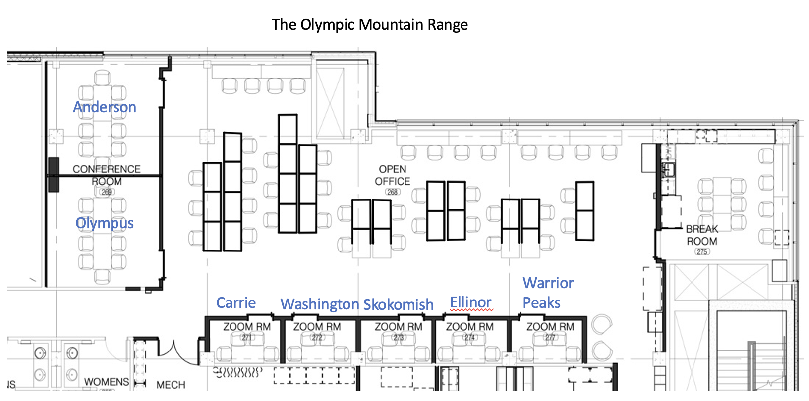Seattle Conference Rooms Map – Lyell
