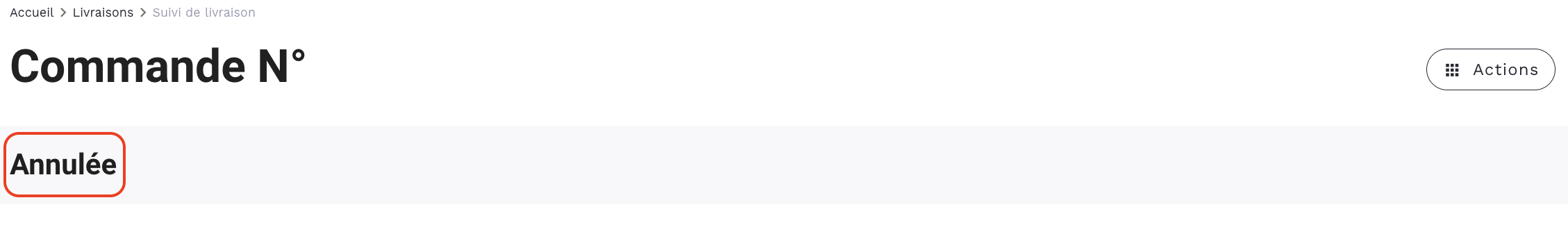 Annulation et clôture d'une commande – Centre d'aide Woop